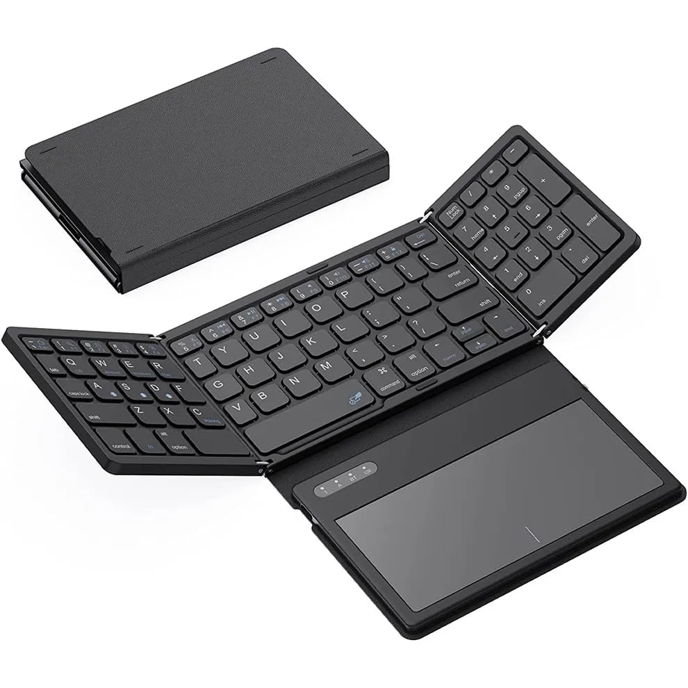 Teclado Inalambrico Plegable, VantisanTeclado Bluetooth Recargable ...