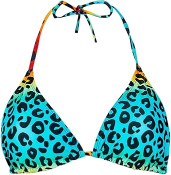 Amazon.com: HEAT SWIMWEAR - Slide Triangle Bikini Top for Women ...