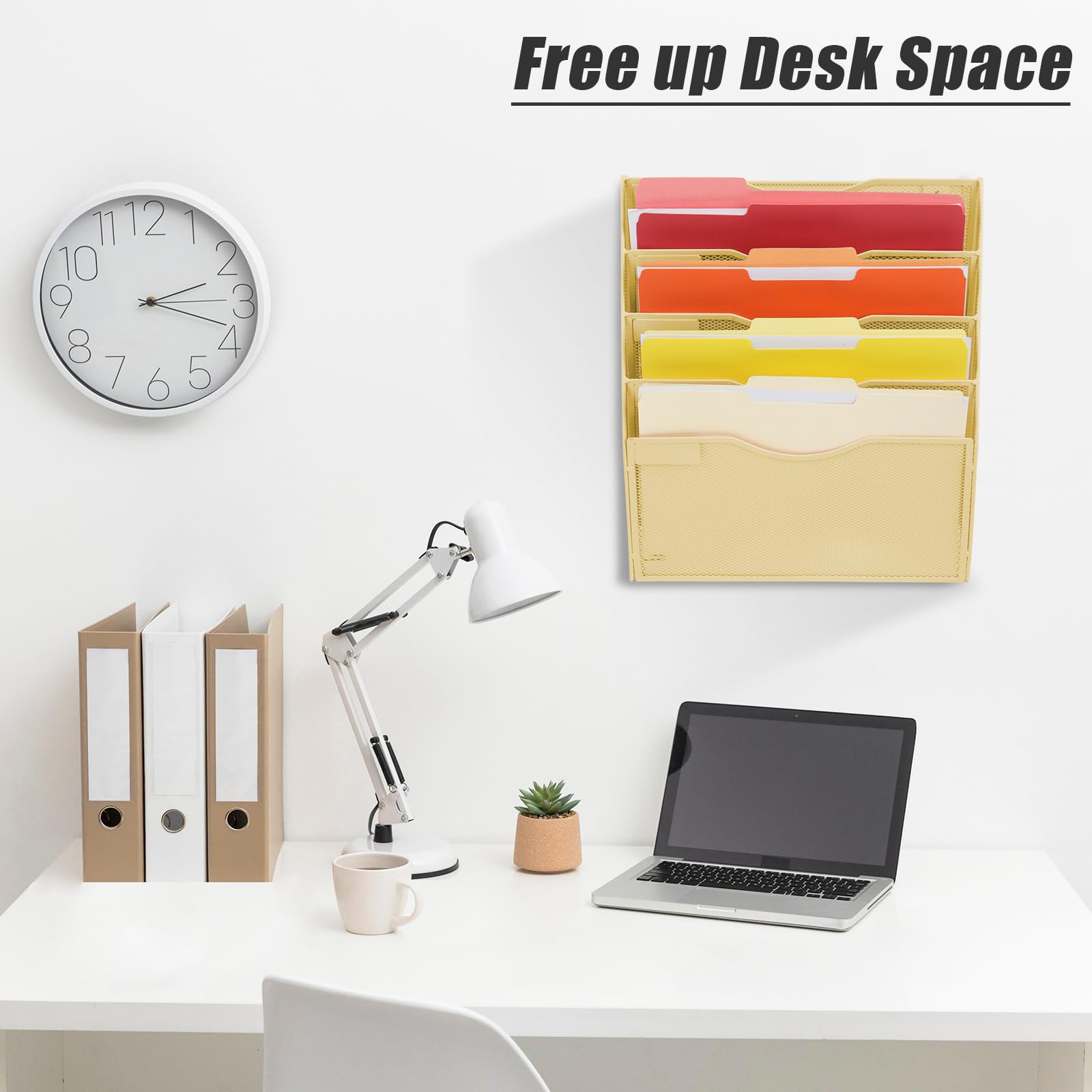 Snapklik.com : EASEPRES 5 Pocket Mesh Hanging Wall File Organizer, Wall ...