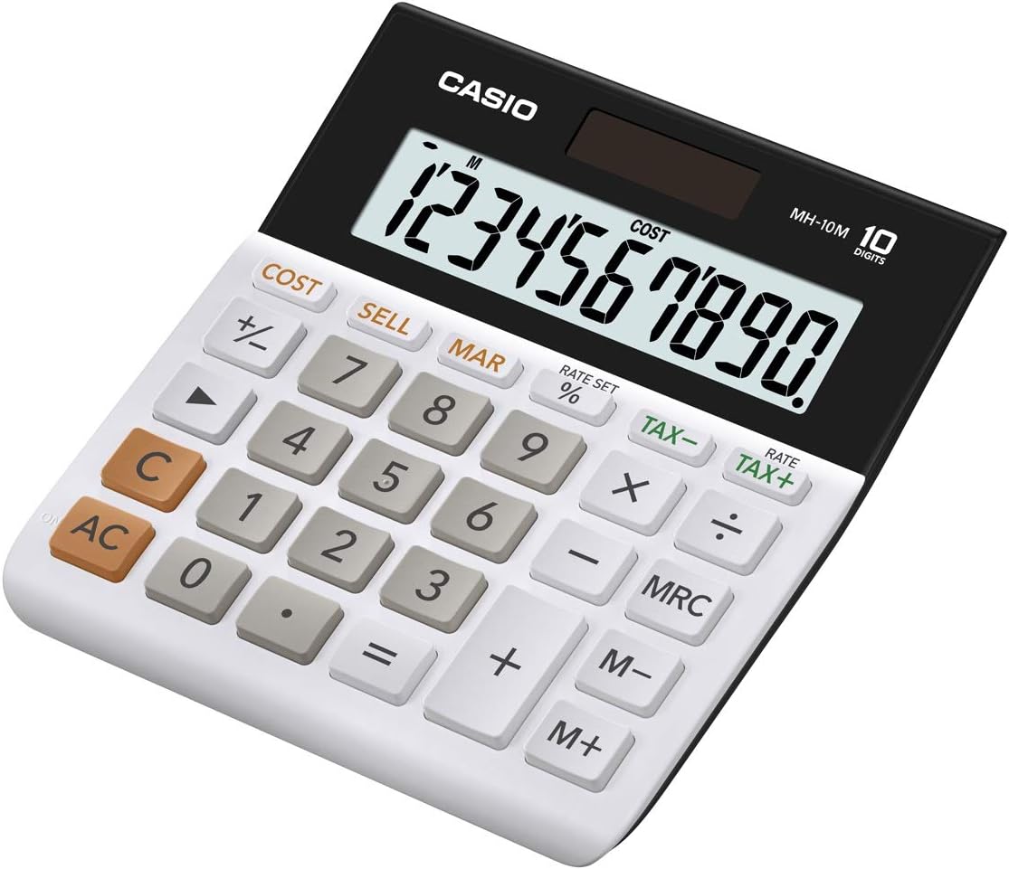 Sharp EL-244WB Calculatrice professionnelle Blanc 2,125 6 x 10,3 x 0,8 ...