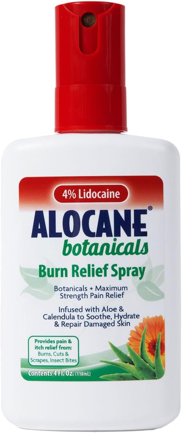 Amazon.com: Solarcaine Aloe Sunburn Relief Spray with 4% Lidocaine ...