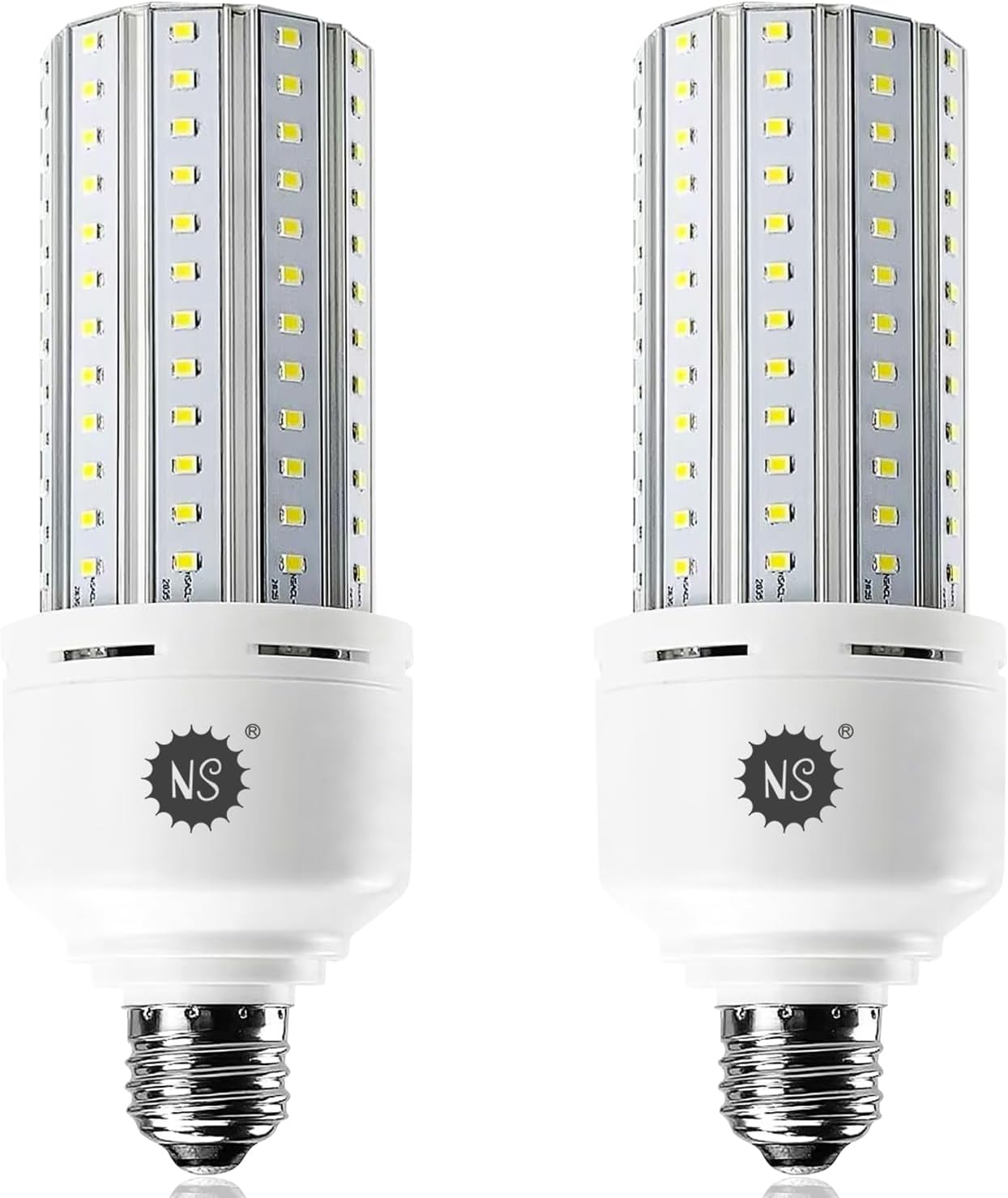 NS 2 Pack Motion Sensor Light Bulb 600W Equivalent 9000LM Motion Activated Dusk to Dawn Security ...