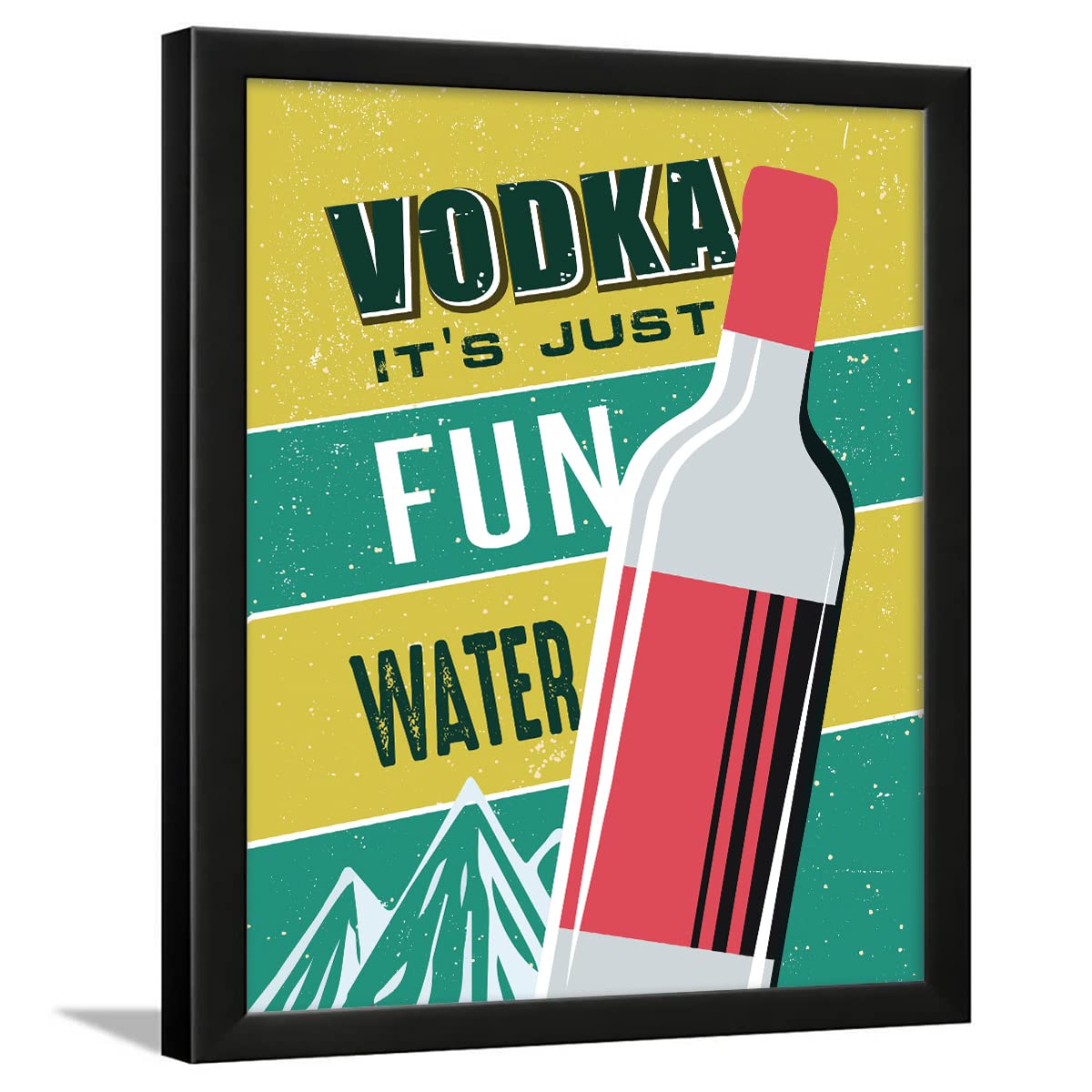 Buy Chaka Chaundh - Alcohol Quotes Frames - Vodka Quotes Frame - Bar ...