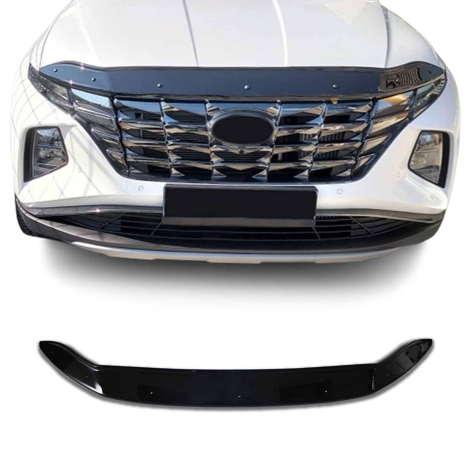 Snapklik.com : Front Bug Shield Hood Deflector Guard Fits Hyundai ...