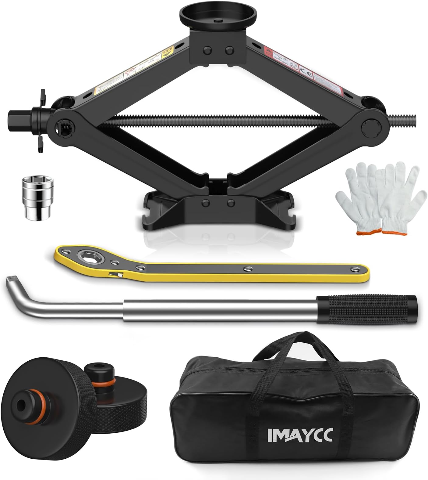 Amazon.com: Rubber Jack Pad and Tire Repair Tool Kit with Screws Plugs ...