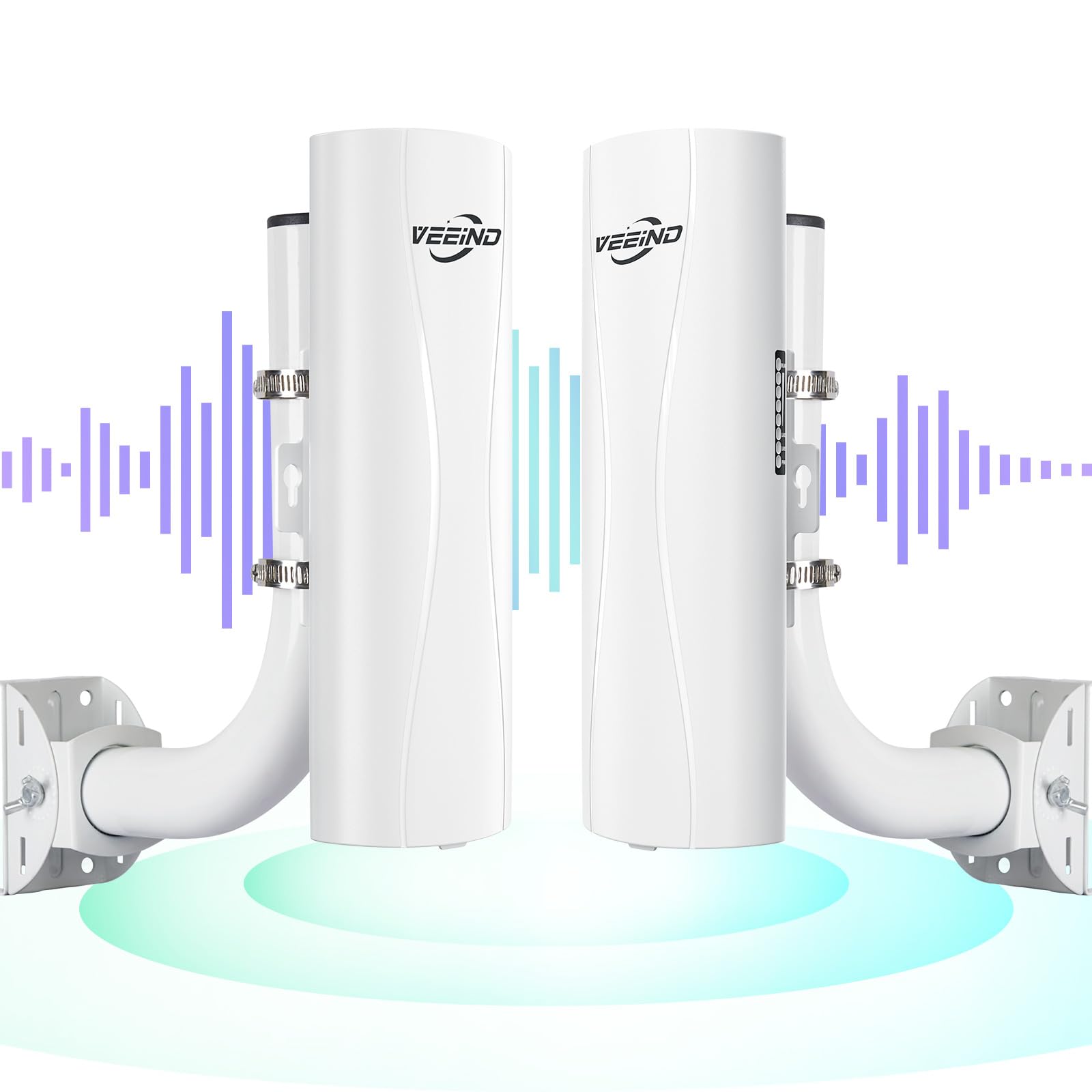 Buy Wireless Bridge with 2 Bracket Mounts - 900Mbps 5KM 5.8G - 100 ...