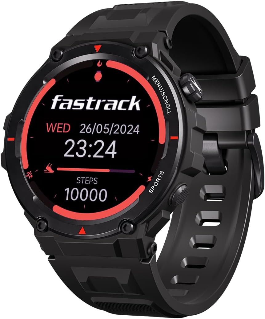 Fastrack Titan Xtreme PRO Smartwatch with 1.43" AMOLED Display with 466 ...