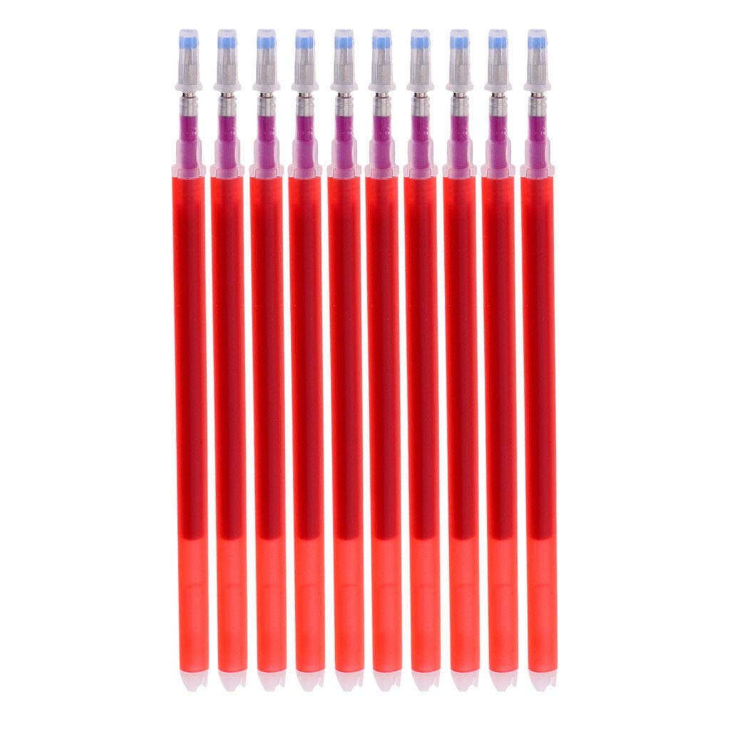 20x High Temperature Disappeared Refill Pen Disappear Pen Sewing Red ...
