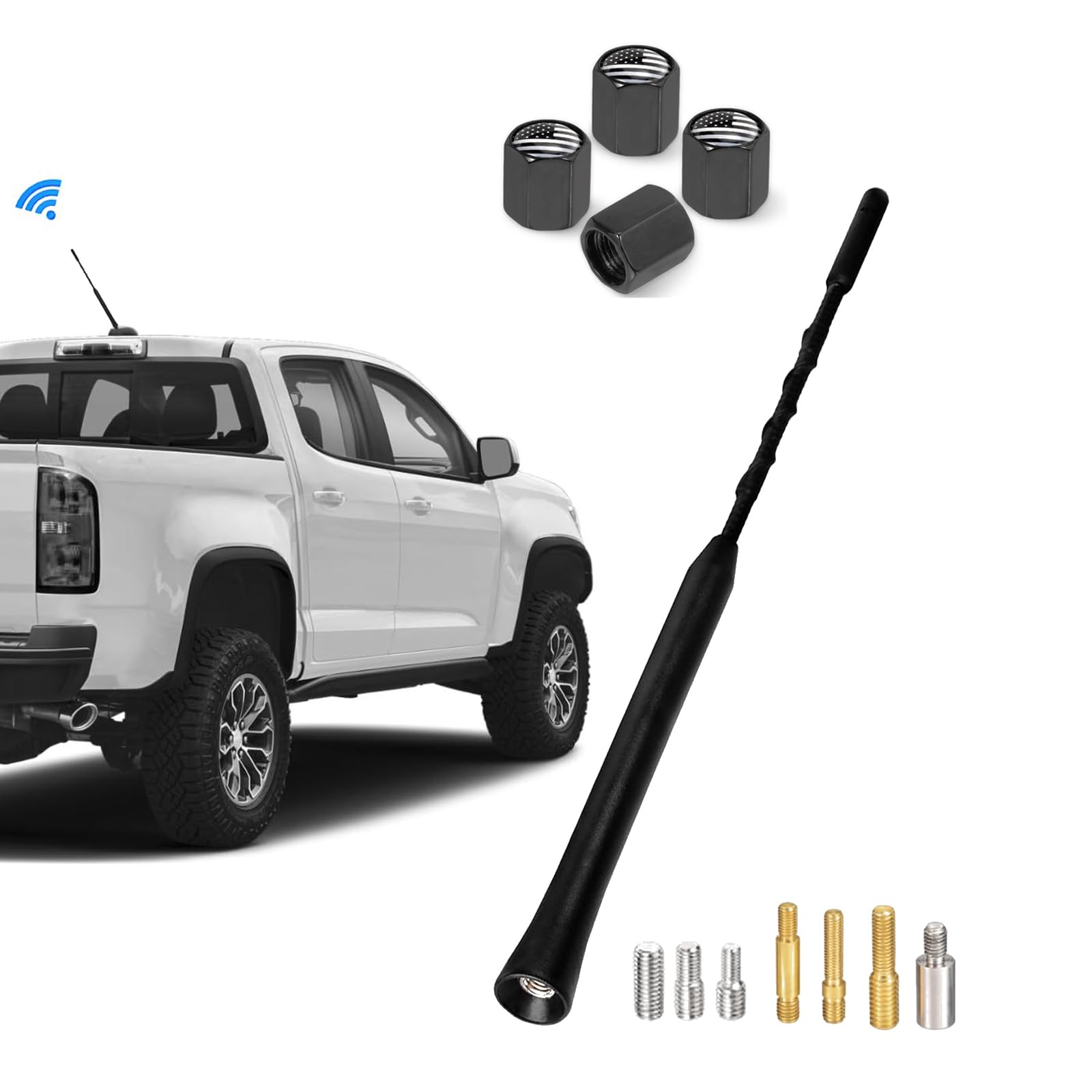Amazon.com: SZSAUTO Universal Car Antenna Replacement, Vehicle Flexible ...