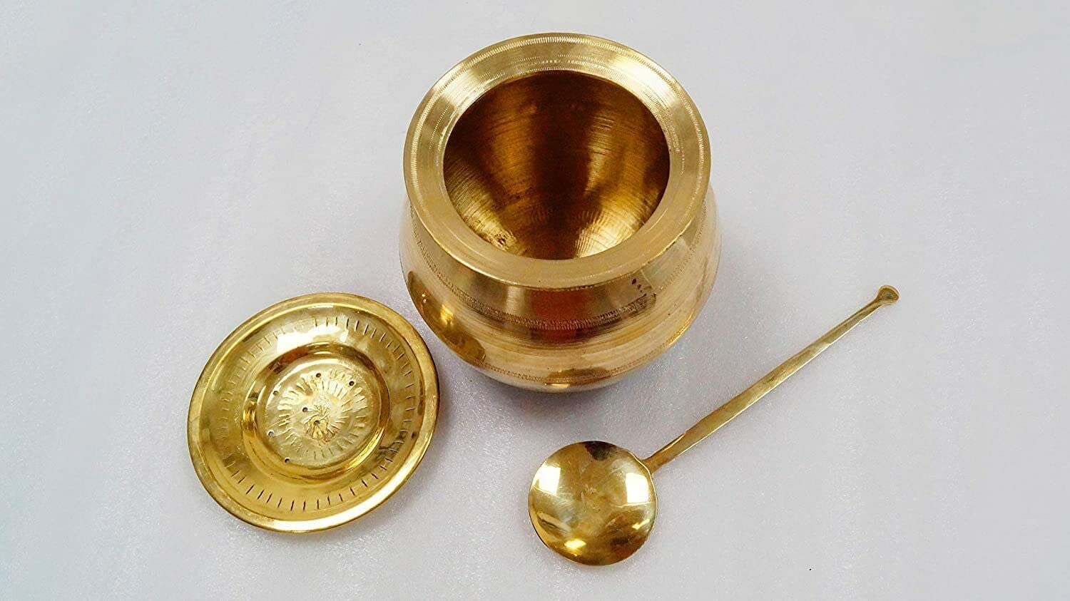 Bronze Pongal Paanai Set Pithalai Cooking Pot Chettinad Pongal Kolam ...