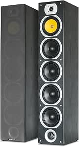 Skytronic Pair SHFT57B (Floorstanding Tower Speakers Home Cinema HiFi ...