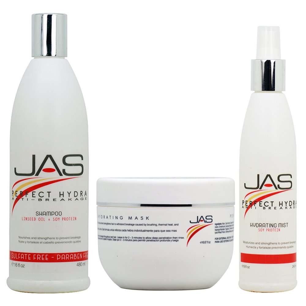 Amazon.com: JAS Perfect Hydra Anti-Breakage All in 1 Combo (Shampoo ...