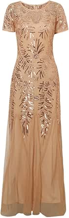 Amazon.com: HGps8w Women's Sequin 1920s Flapper Mermaid Evening Dress ...