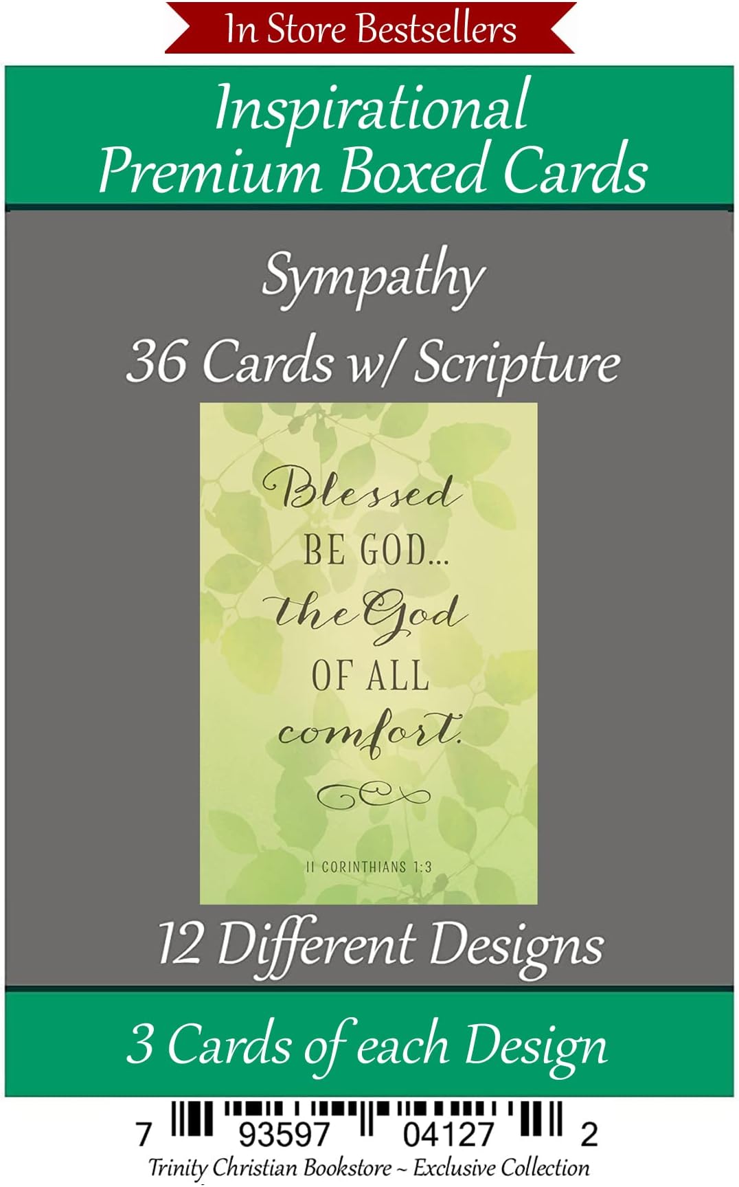 Amazon.com : Sympathy Cards Premium 36 count Christian/Religious ...