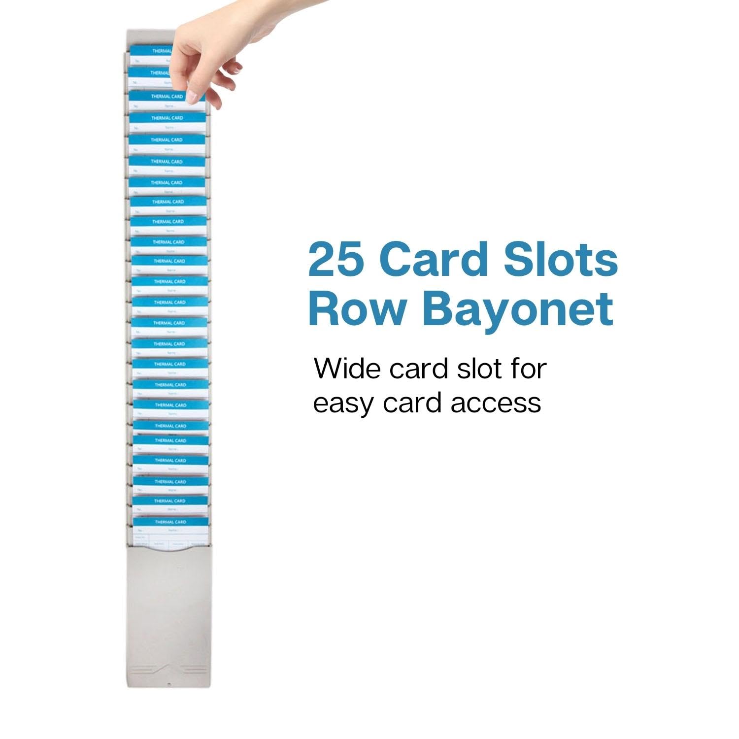 Time Card Racks Time Card Rack 5 Pocket Slots Wall Mounted Expandable ...