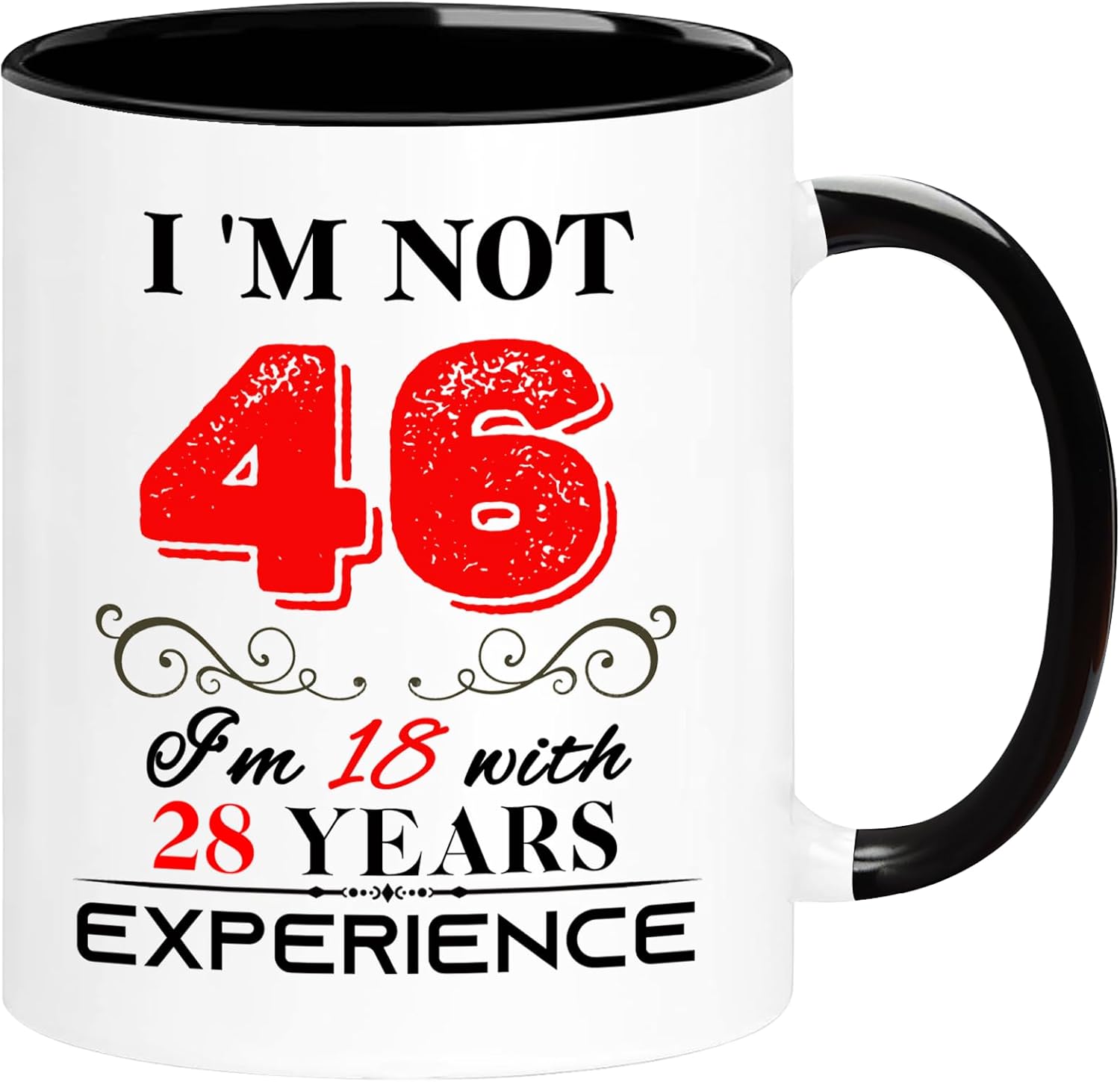 Amazon.com: ERYUWOZA 1980 46th Birthday Mug for Women Men, Turning 46 ...