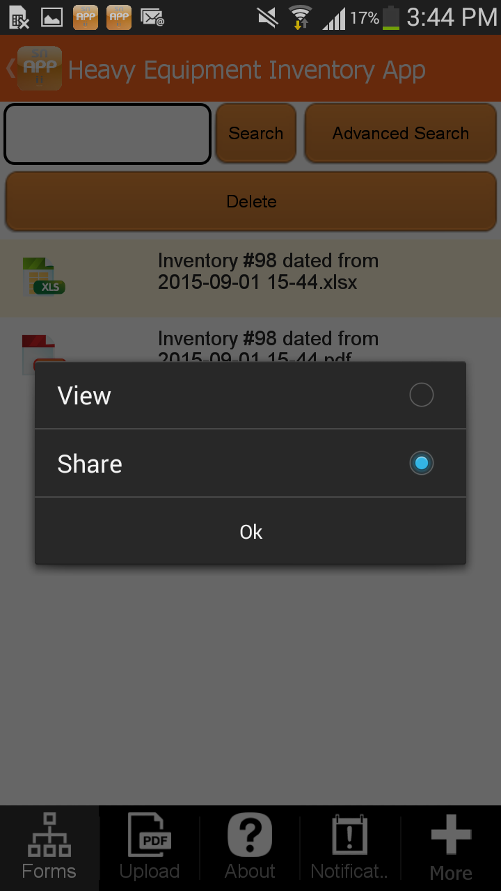 Heavy Equipment Inventory App - App on Amazon Appstore