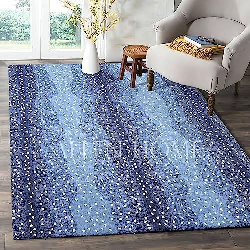 Amazon.com: Allen Home Wool Area Rug - Traditional Decorative Carpet ...
