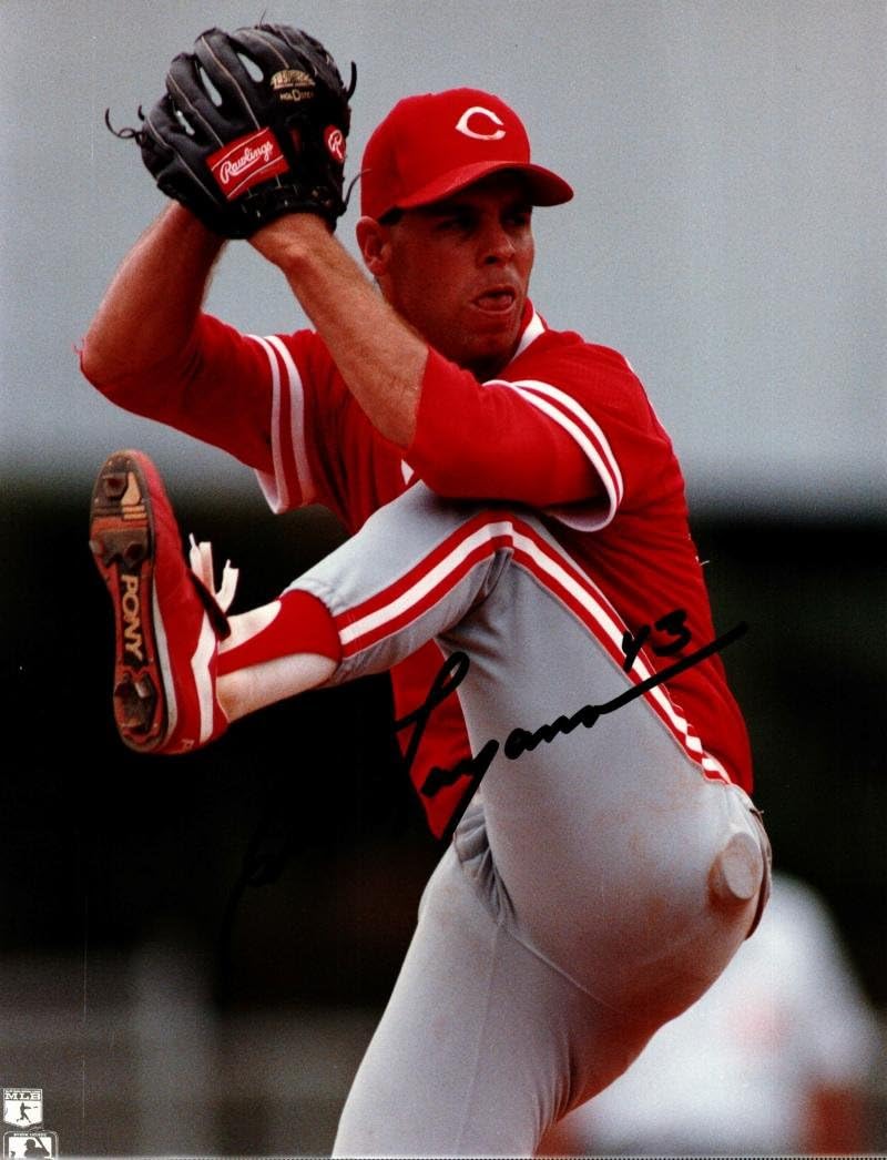 Tim Layana Autographed Reds 8 x 10 Photo 2 at Amazon's Sports ...
