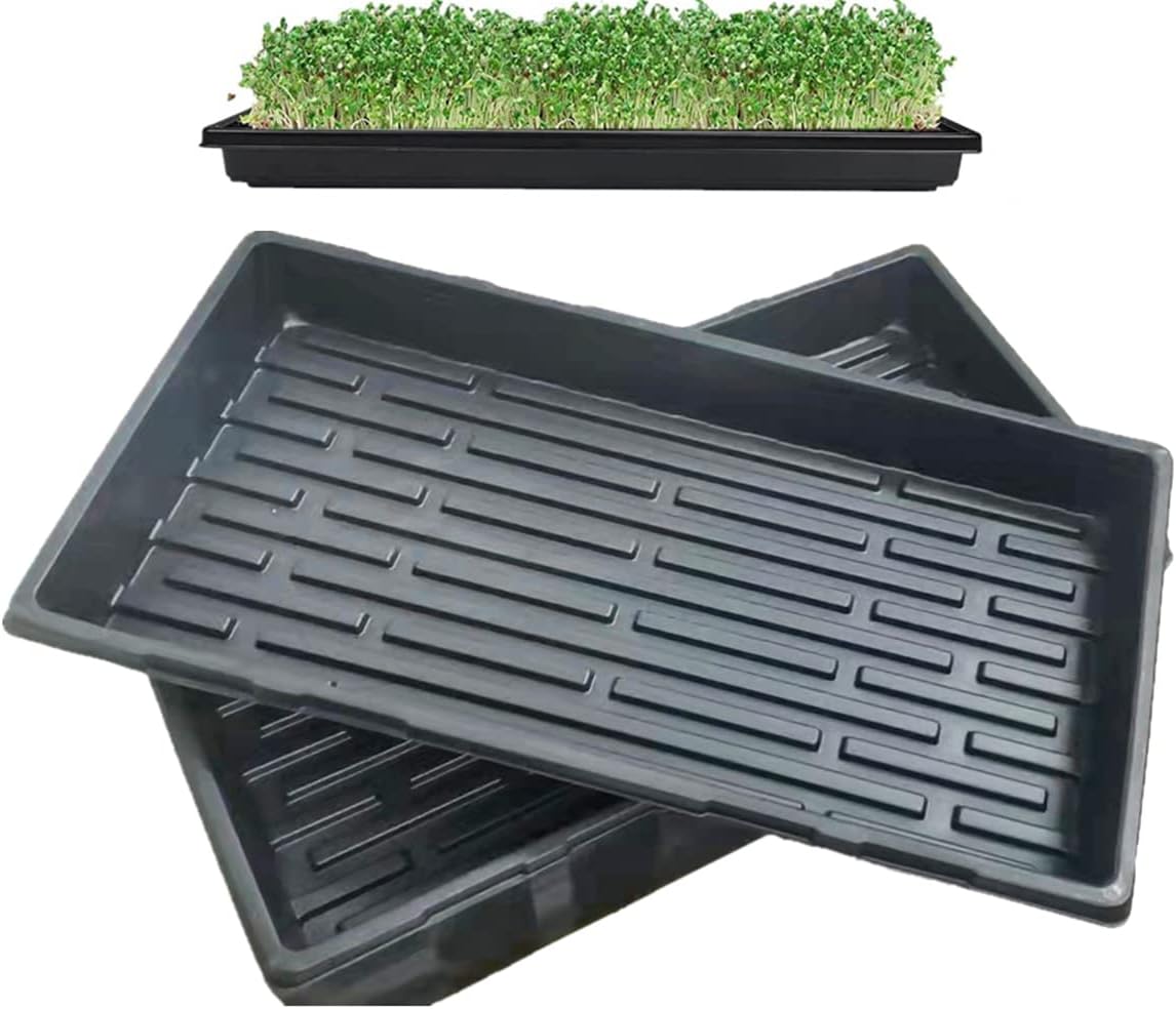 10 Plant Growing Trays (No Drain Holes) - 20" x 10" - Perfect Garden ...