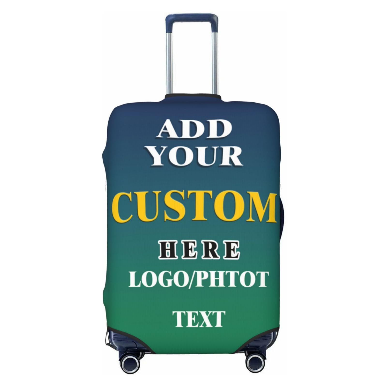 Amazon.com | Custom Luggage Cover Personalized Suitcase Cover Photo ...