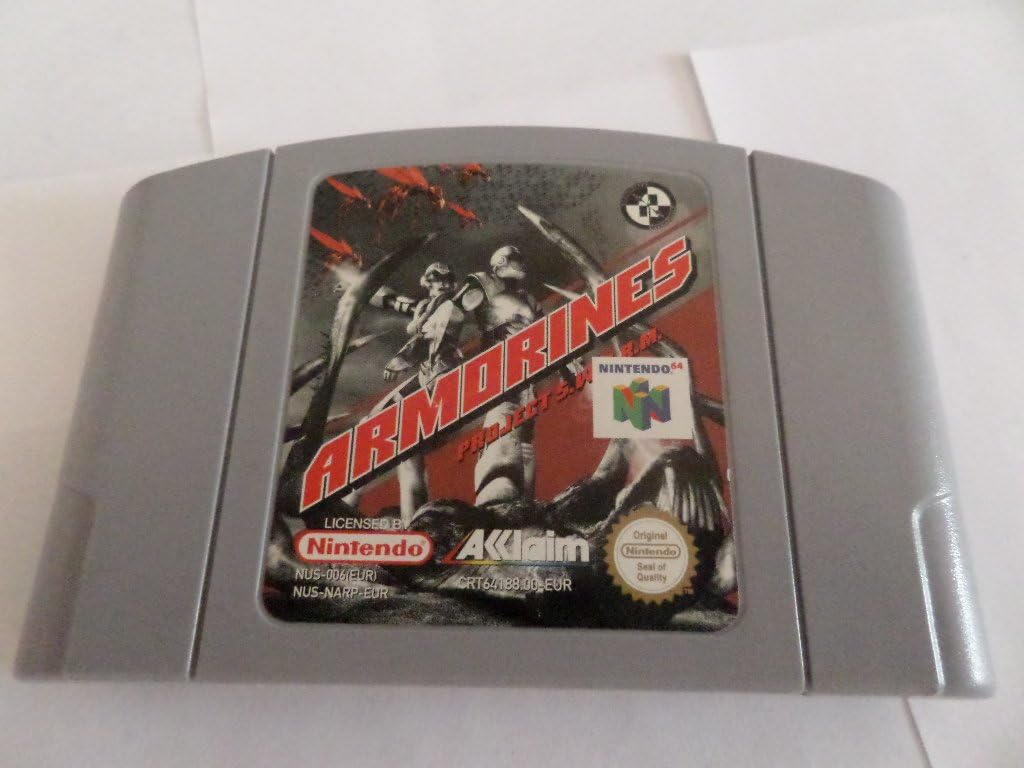 Armorines Project Swarm - Nintendo 64 - PAL : Amazon.co.uk: PC & Video ...