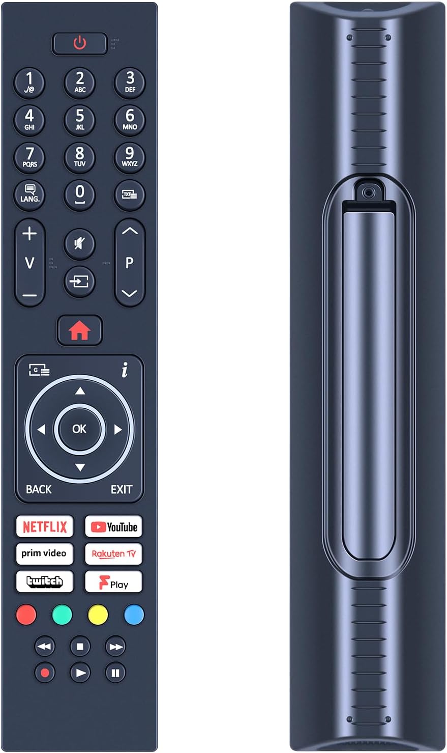 RC45137P TV Remote Control Replacement Compatible with Logik/Nordmende ...