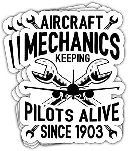 Amazon.com: 3Pcs Aircraft Mechanic Keep Pilots Alive Since 1903 Sticker ...