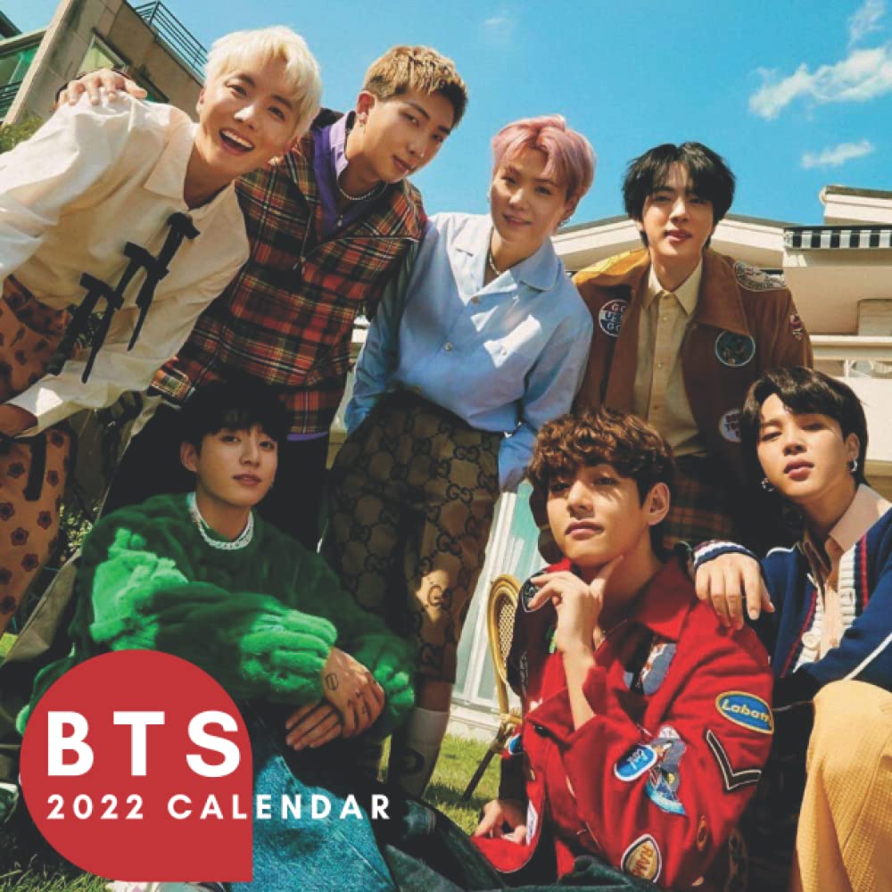 Bts Calendar 2022 Bts 2022 Calendar Planner With Notes Section ...