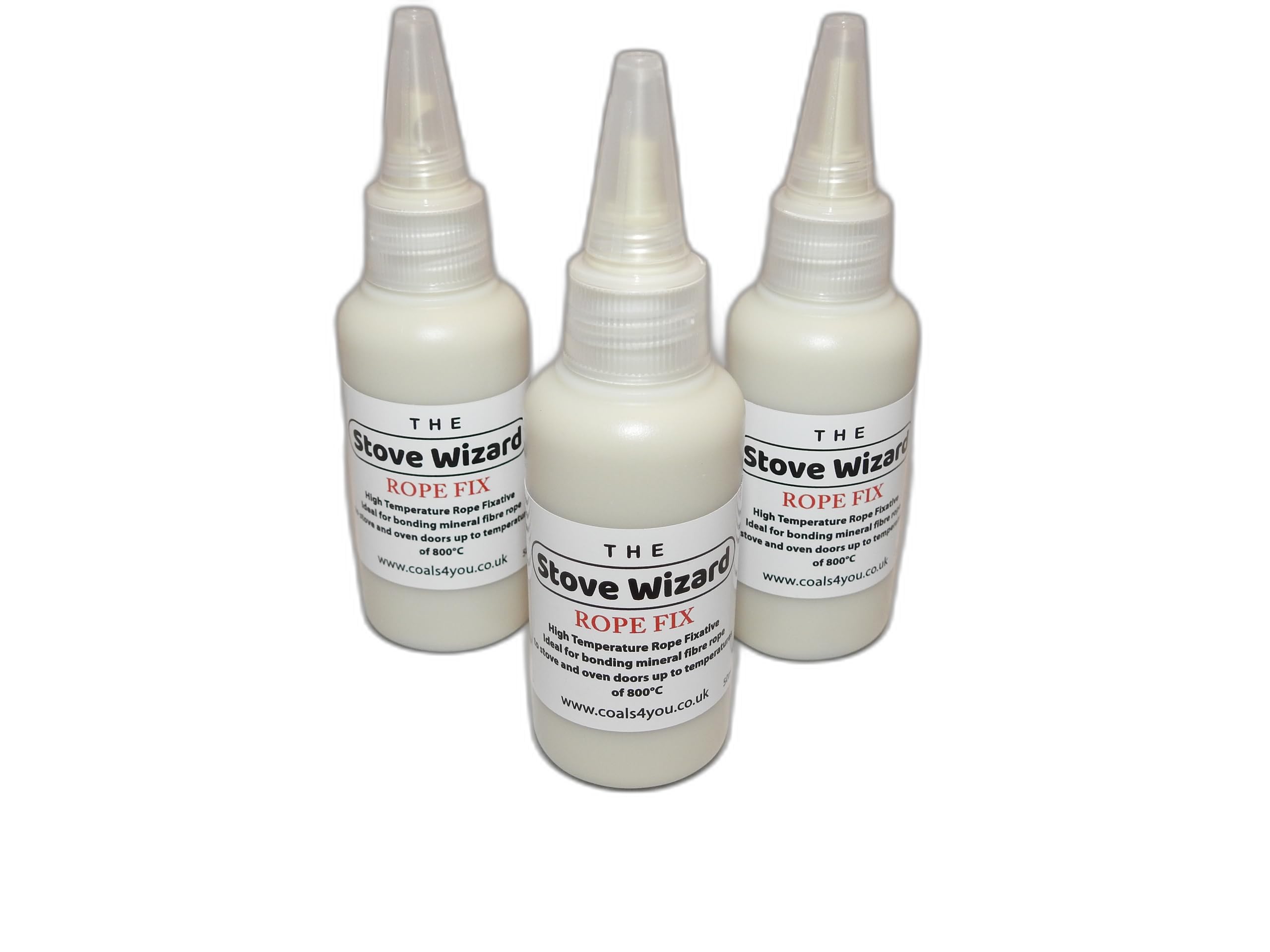 The Stove Wizard Wood Burner Stove Rope Glue Adhesive Heat Resistant ...