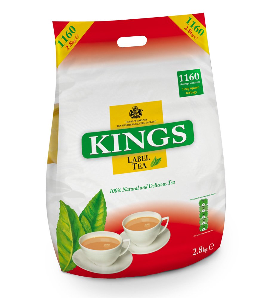 KINGS TEA, CATERING TEA,1160 TEA BAGS : Amazon.co.uk: Grocery