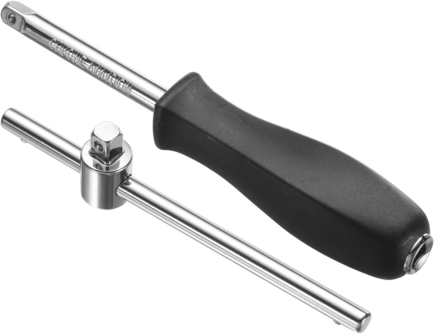 uxcell 1/4" Drive Spinner Handle Chrome Vanadium Steel Drive Socket Set ...