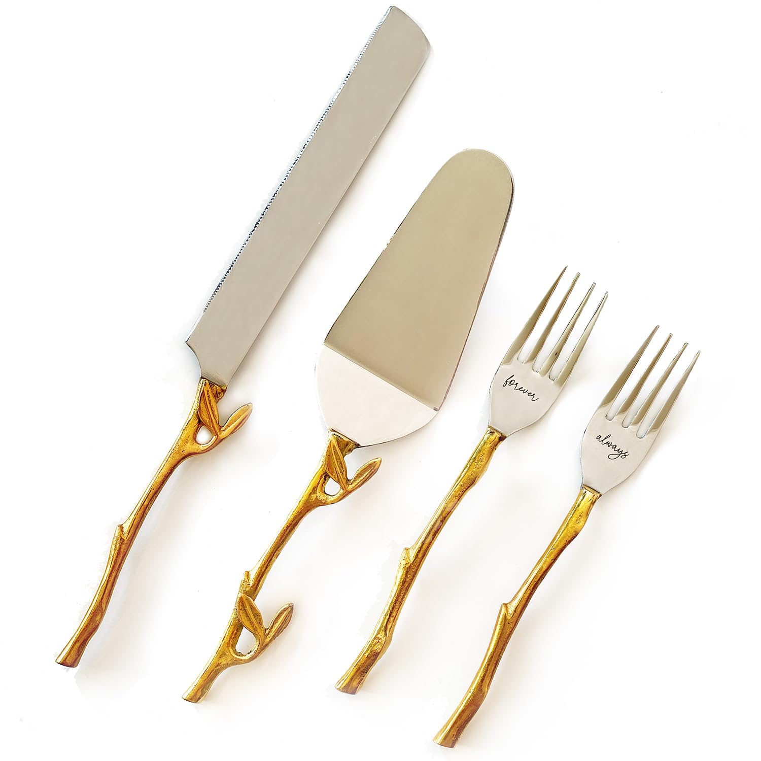 Amazon.com | Heartfelt Homie Wedding Cake Knife and Server Set - 4 PC ...