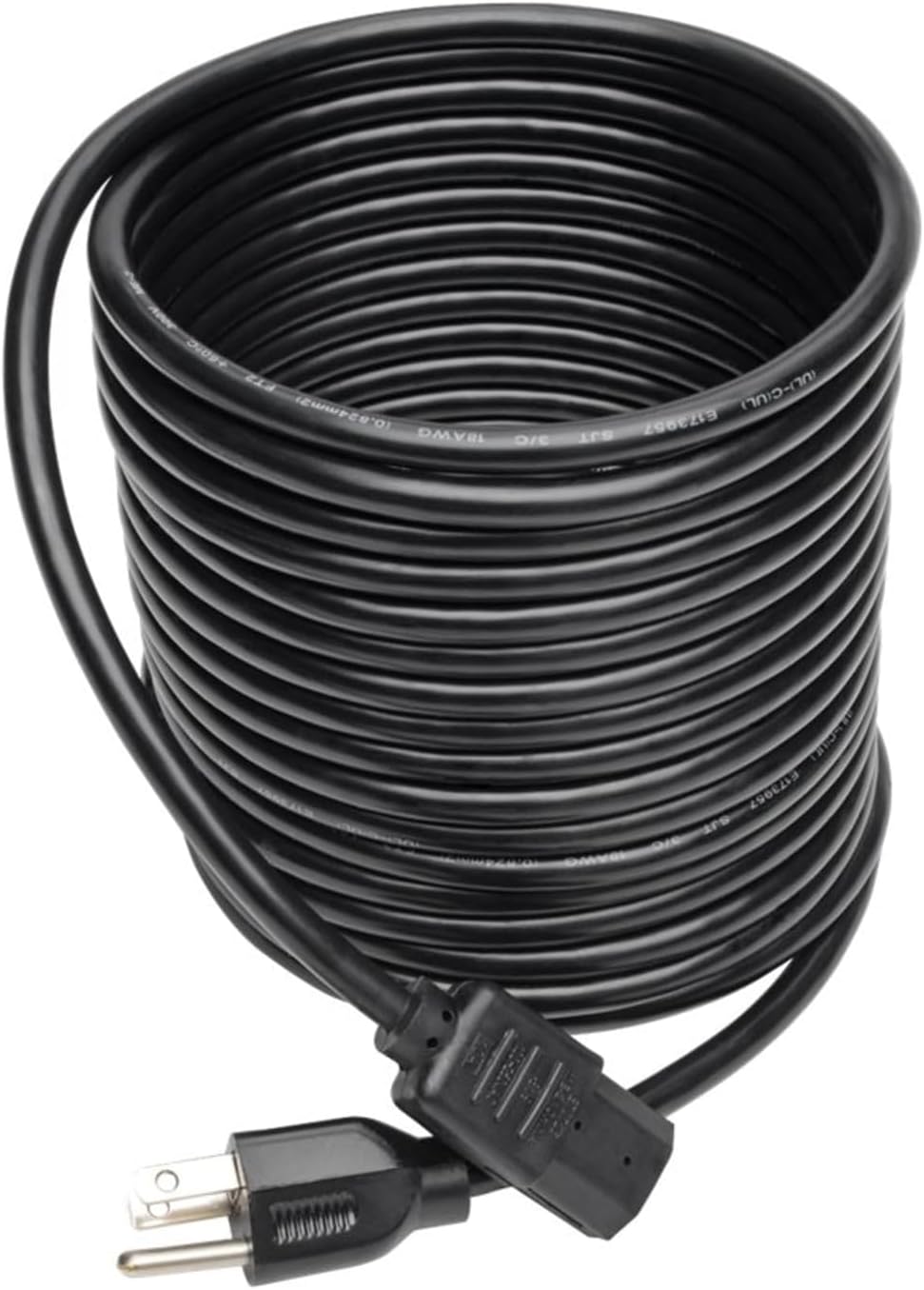 Amazon.com: Tripp Lite Standard Computer Power Cord 10A,18AWG (NEMA 5 ...