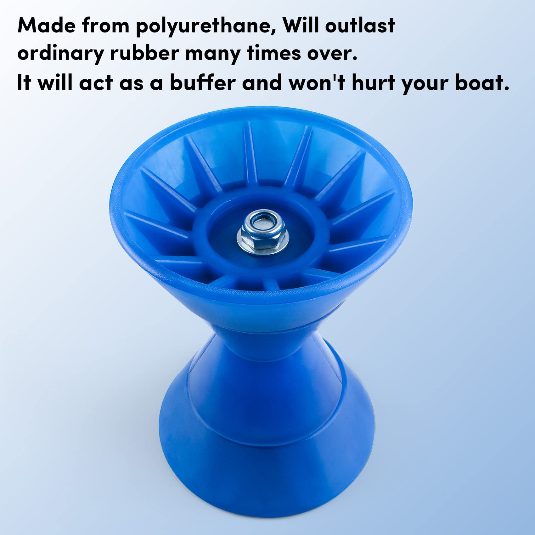 Snapklik.com : VEITHI Boat Trailer Roller 4 Inch, 3-Piece Polyurethane ...