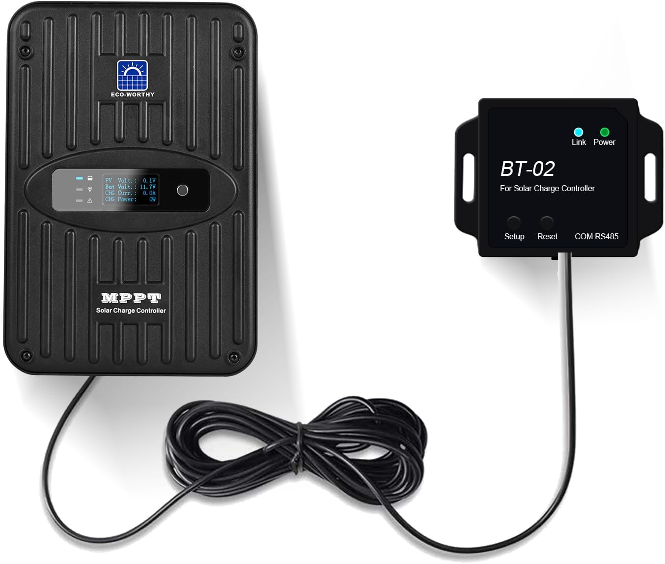 ECO-WORTHY 40A MPPT Solar Charge Controller 12V/24V DC Input and ...