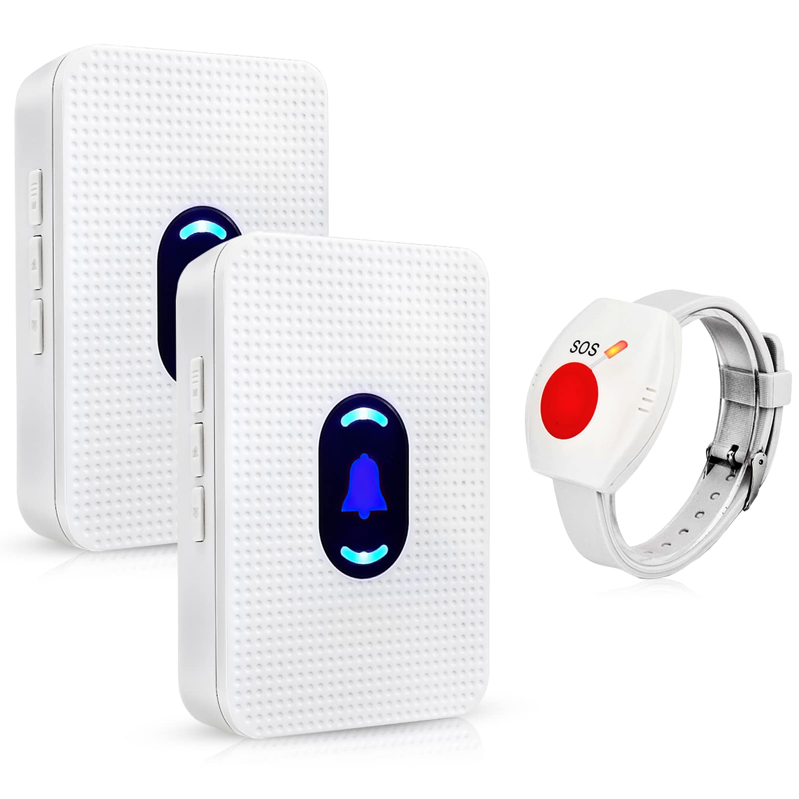 Amazon.com: Daytech Wireless Wrist Pager Caregiver Call Button in Home ...