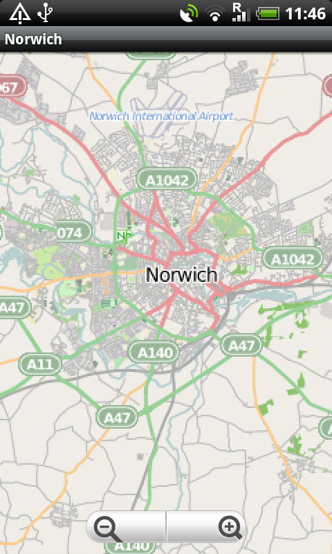 Norwich Street Map - App on the Amazon Appstore