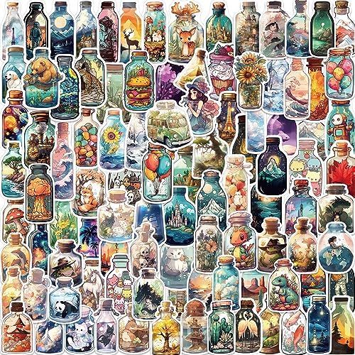Dark Gothic Stickers Set - 200 PCS Aesthetic Black-White Waterproof ...