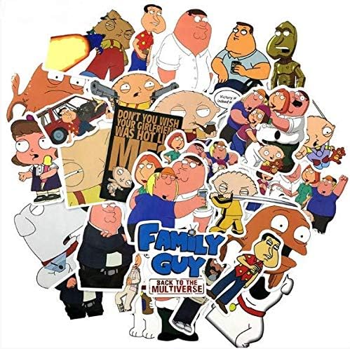 XCVBN Cartoon Family Guy Cute Stickers For Laptop Phone Skateboard ...