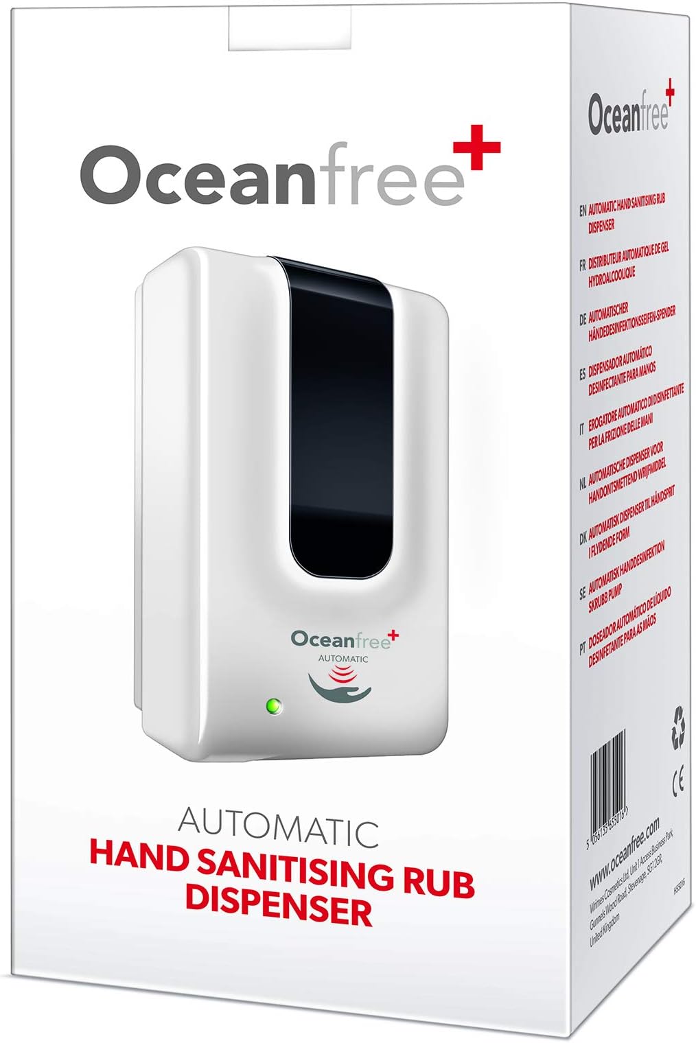 Cleanflow 1.1L Auto Hand Sanitizer GEL and Lotion Soap Dispenser ...