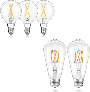 TOKCON 12 Volt Low Voltage LED Light Bulbs - Soft Warm 2700K(Only for 12V-24V DC/12V AC)- 2W E12 ...