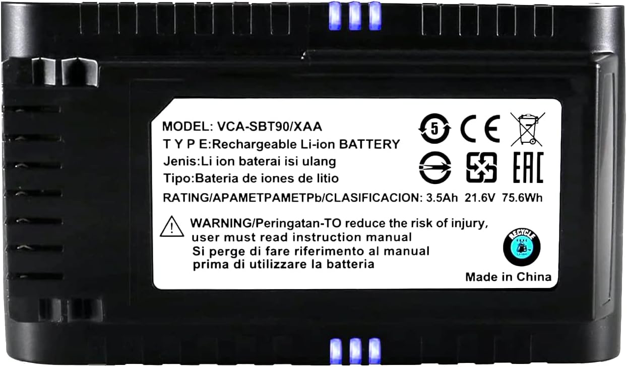 Remate 3.5Ah Replacement for Samsung Jet 90/75 Battery, Compatible with ...
