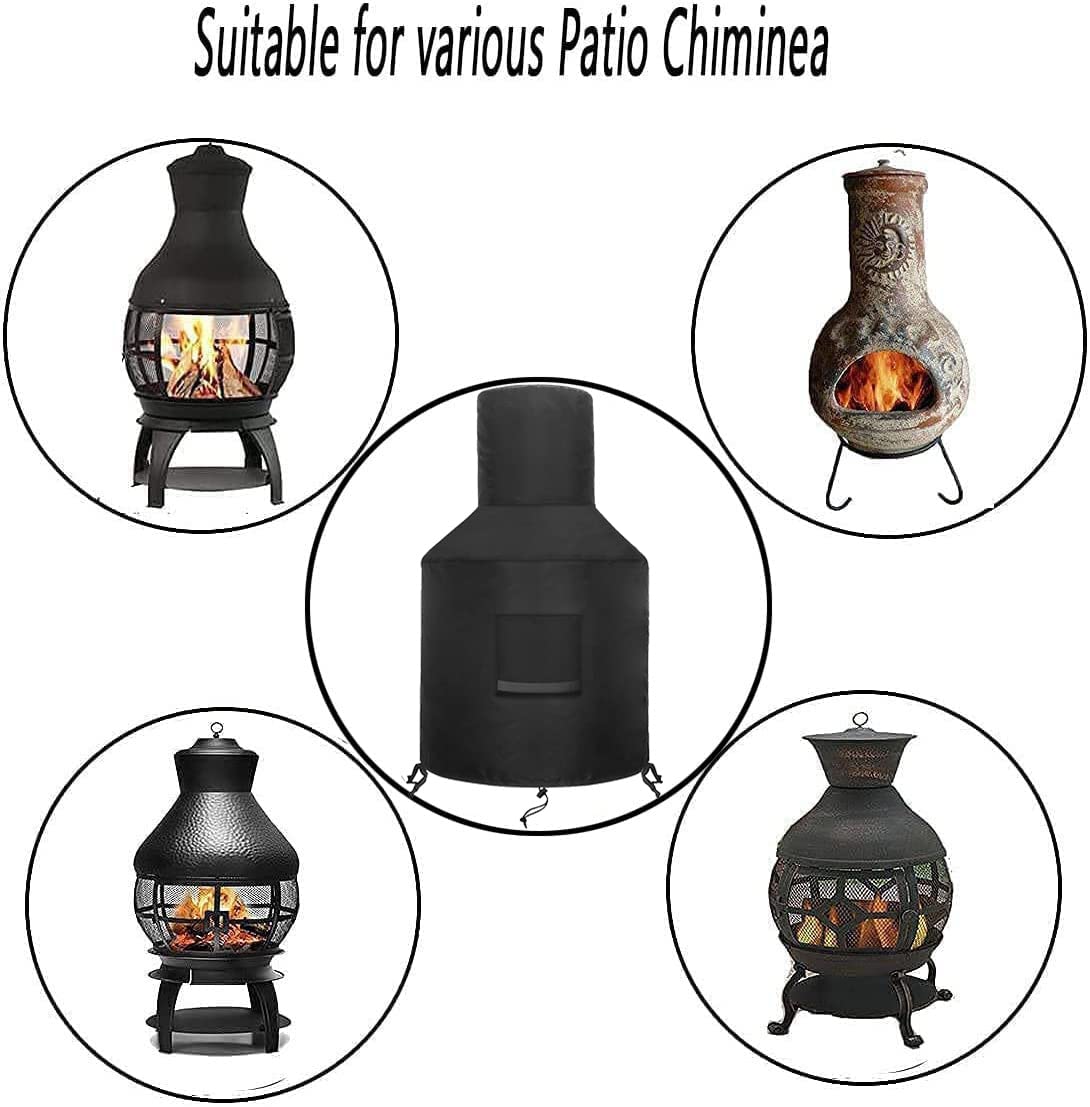 Snapklik.com : Siruiton Outdoor Patio Chiminea Cover - Durable, Weather ...