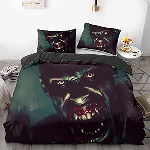 Amazon.com: Thcbme Horror Movie Bedding Set Ultra Soft and Breathable ...