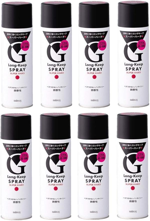 Amazon | 【まとめ買い】MANDOM(マンダム) ロングキープスプレー スーパーハード 230g×8個 | MANDOM(マンダム) | ヘアスプレー 通販
