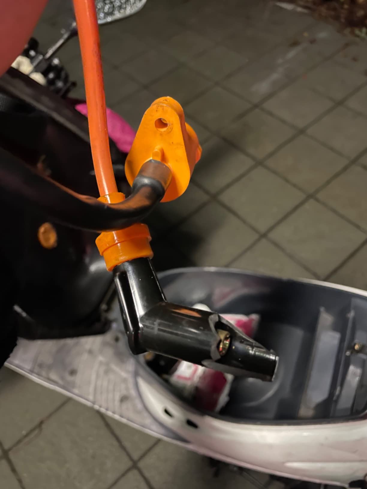 Amazon | 1PZ JGB-C02 強化 オレンジ イグニッションコイル プラグコード 汎用 耐久性 モンキー ゴリラ マグナ50 トゥデイ スーパーカブ リトルカブ XR50モタード ...