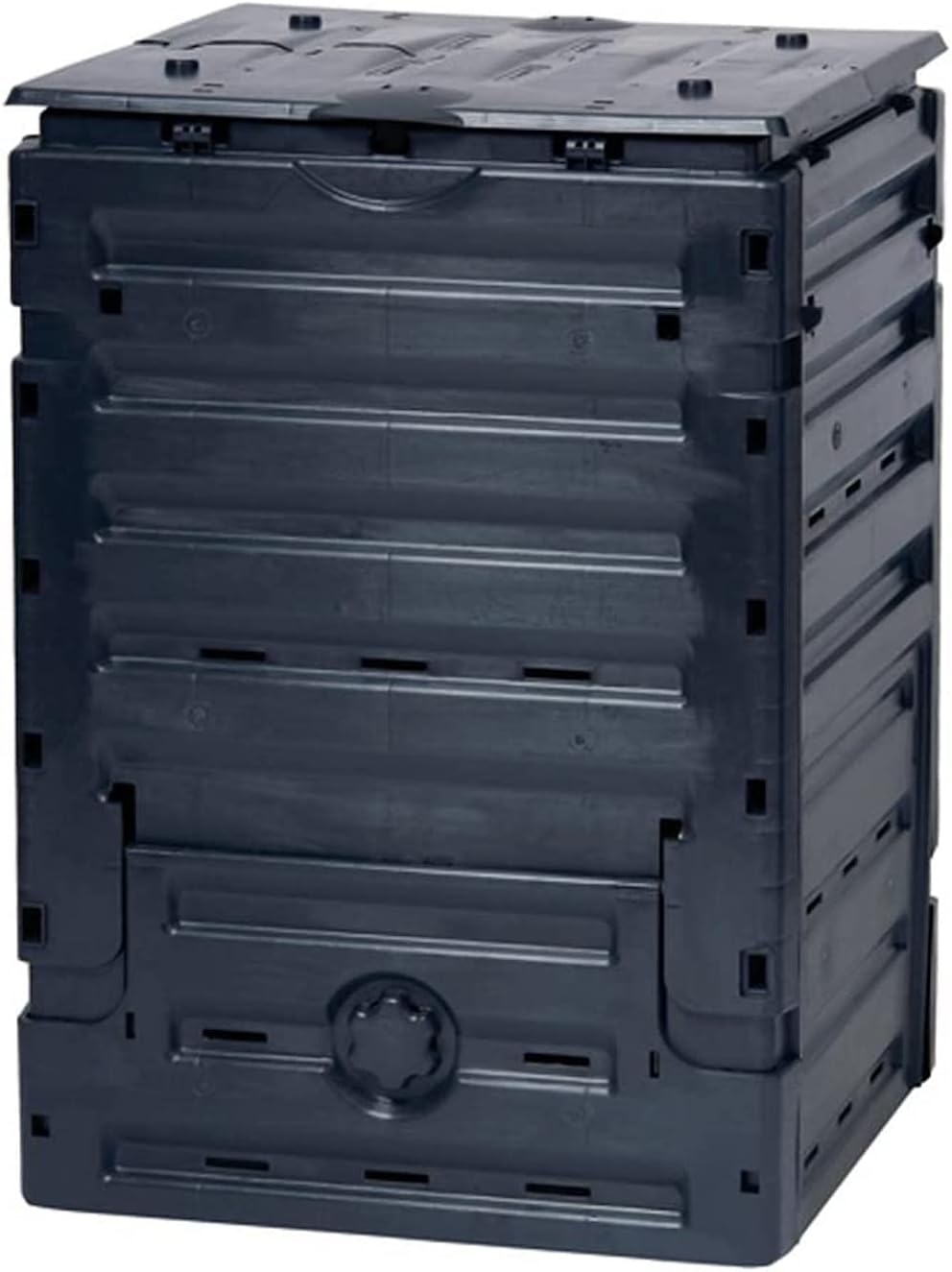 Amazon.com : Exaco 628000-NP Eco Master 80 Gallon Compost Bin, Black ...