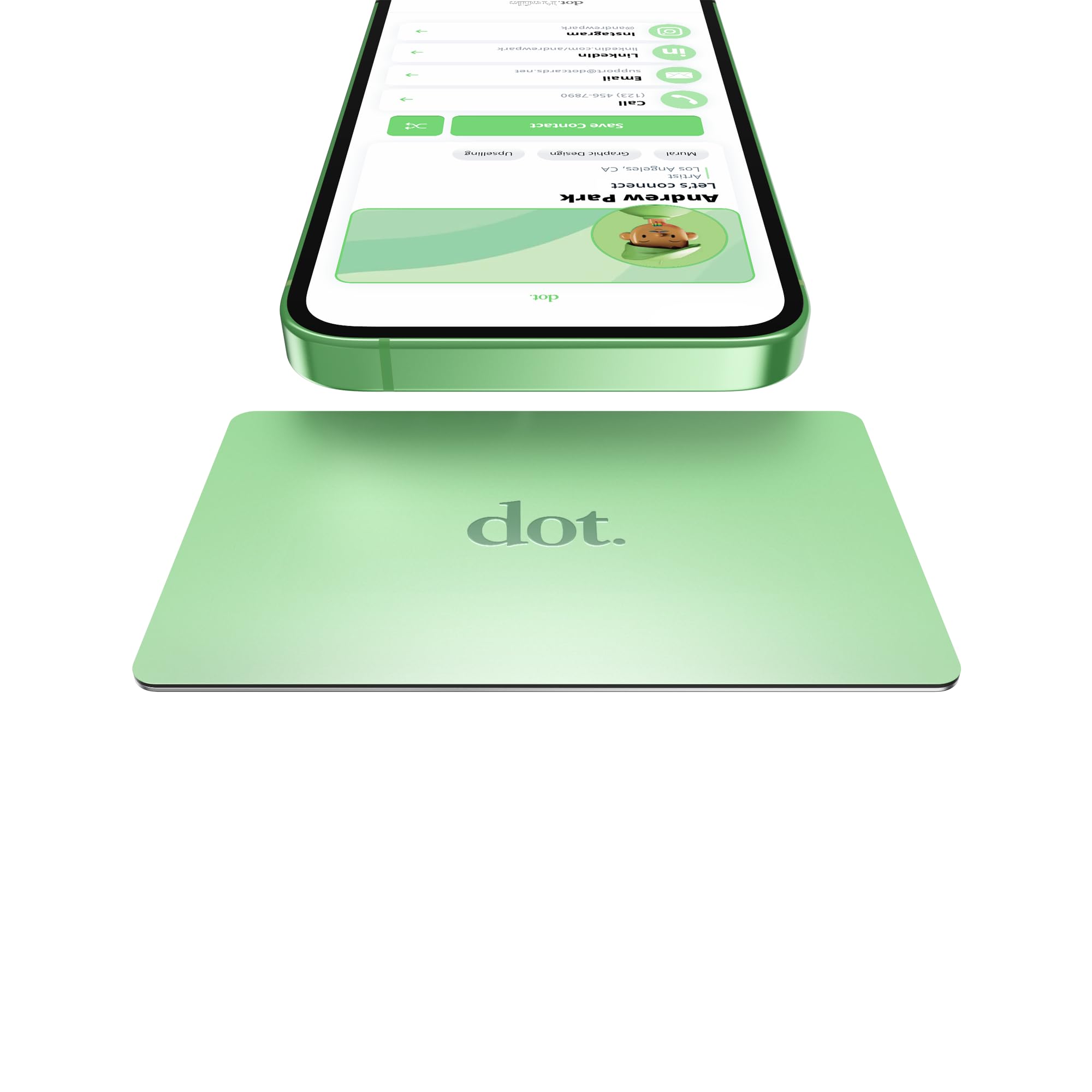 Amazon.com: dot. Card Metal - Digital Business Card - Tap to Share NFC ...