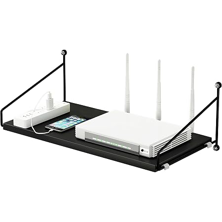 Amazon.com: Mitus Floating Shelf Wall Mounted - Modern Industrial Metal ...